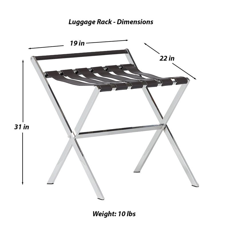 Luggage Rack - Stainless Steel – Roselli Trading